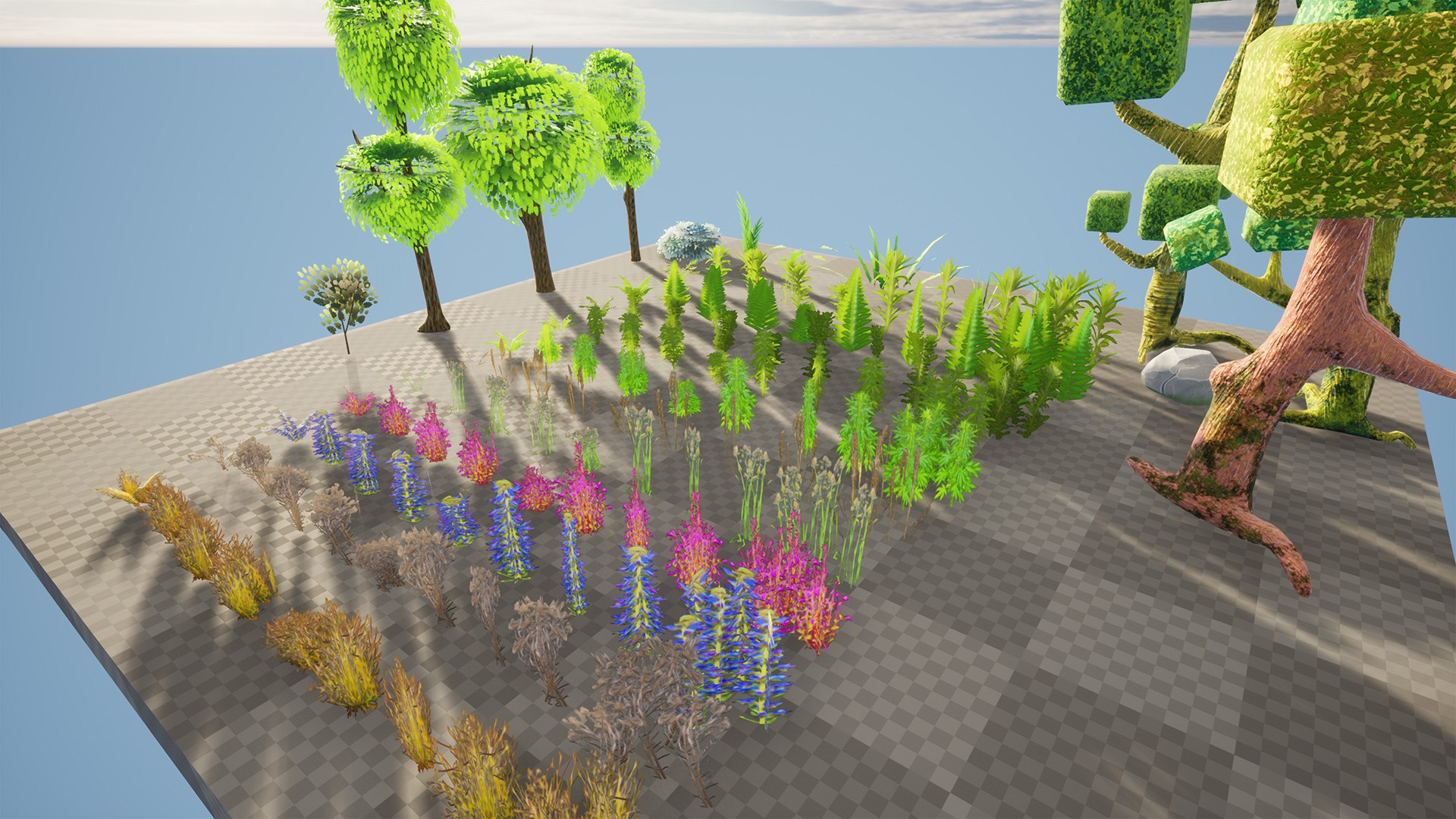 Stylized Nature Pack 140 Variations Model - TurboSquid 2109594