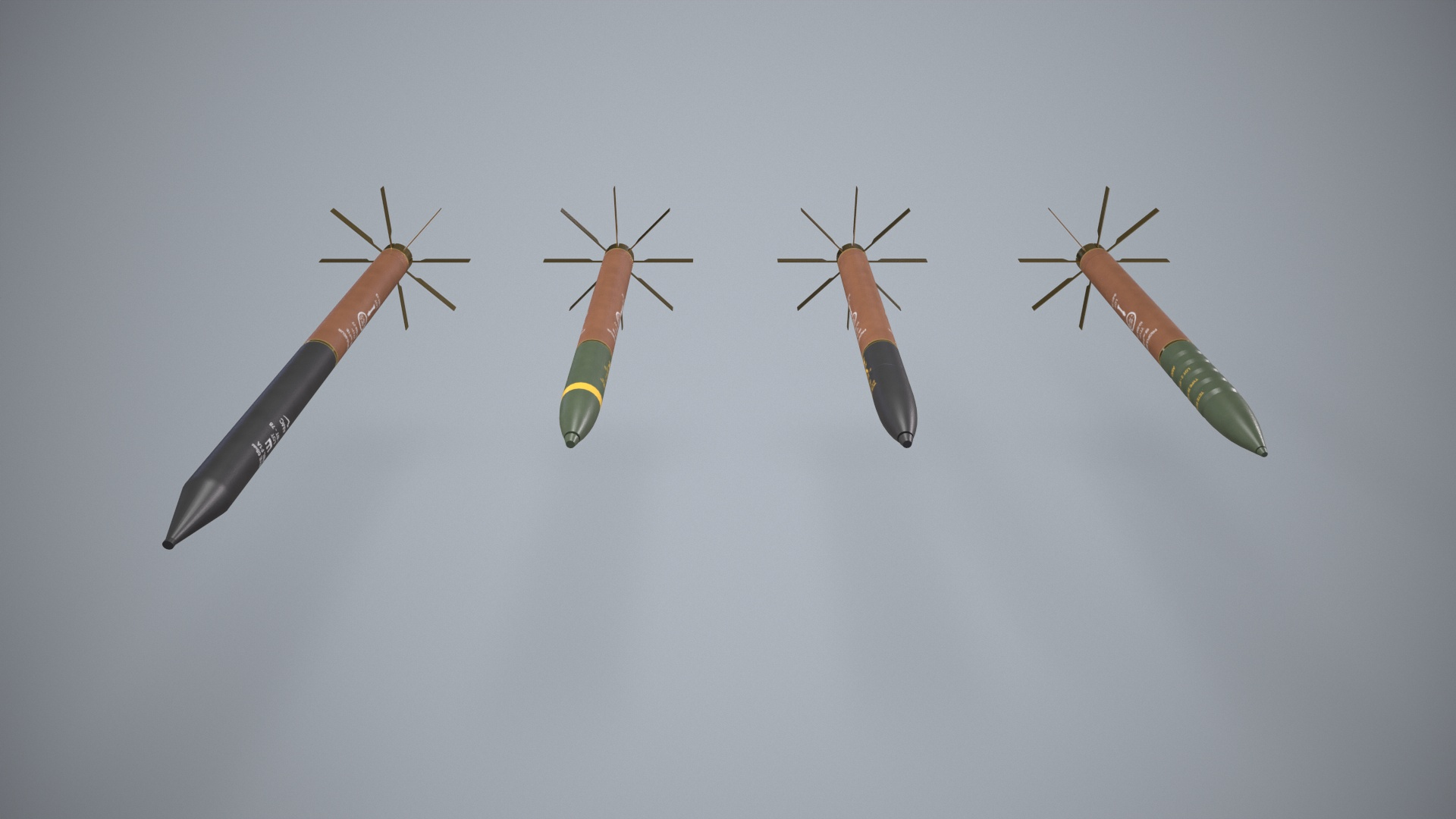 3D Model TelsonMissilesMAX - TurboSquid 2216776