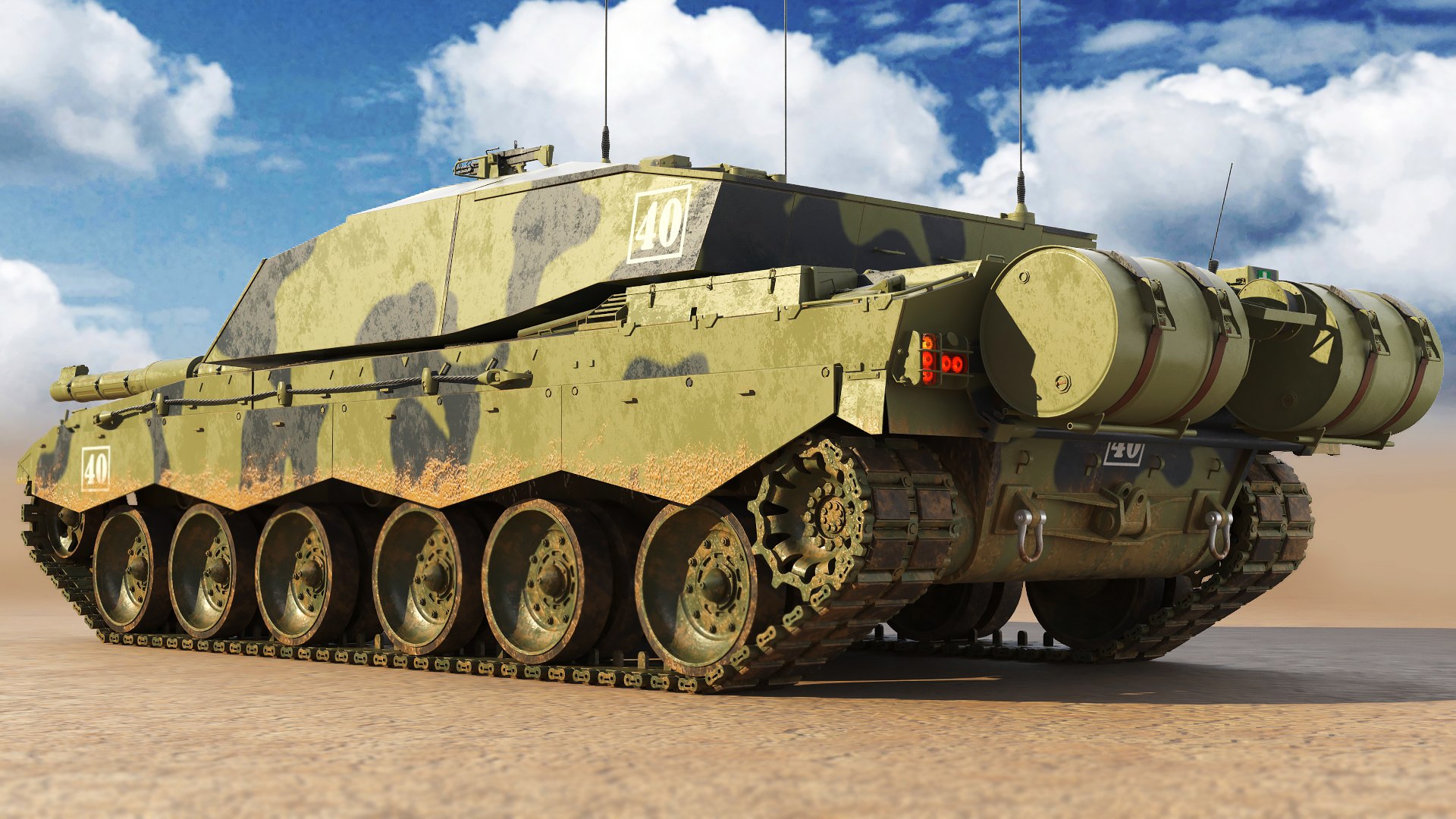 Challenger 2 united kingdom model - TurboSquid 1446642