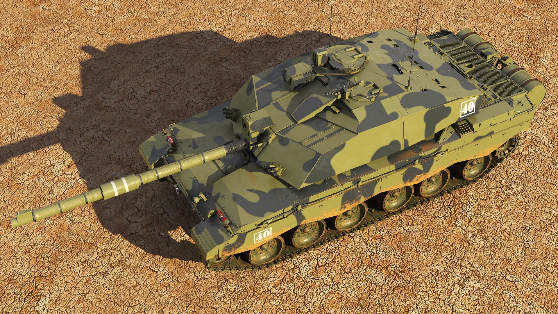 Challenger 2 united kingdom model - TurboSquid 1446642