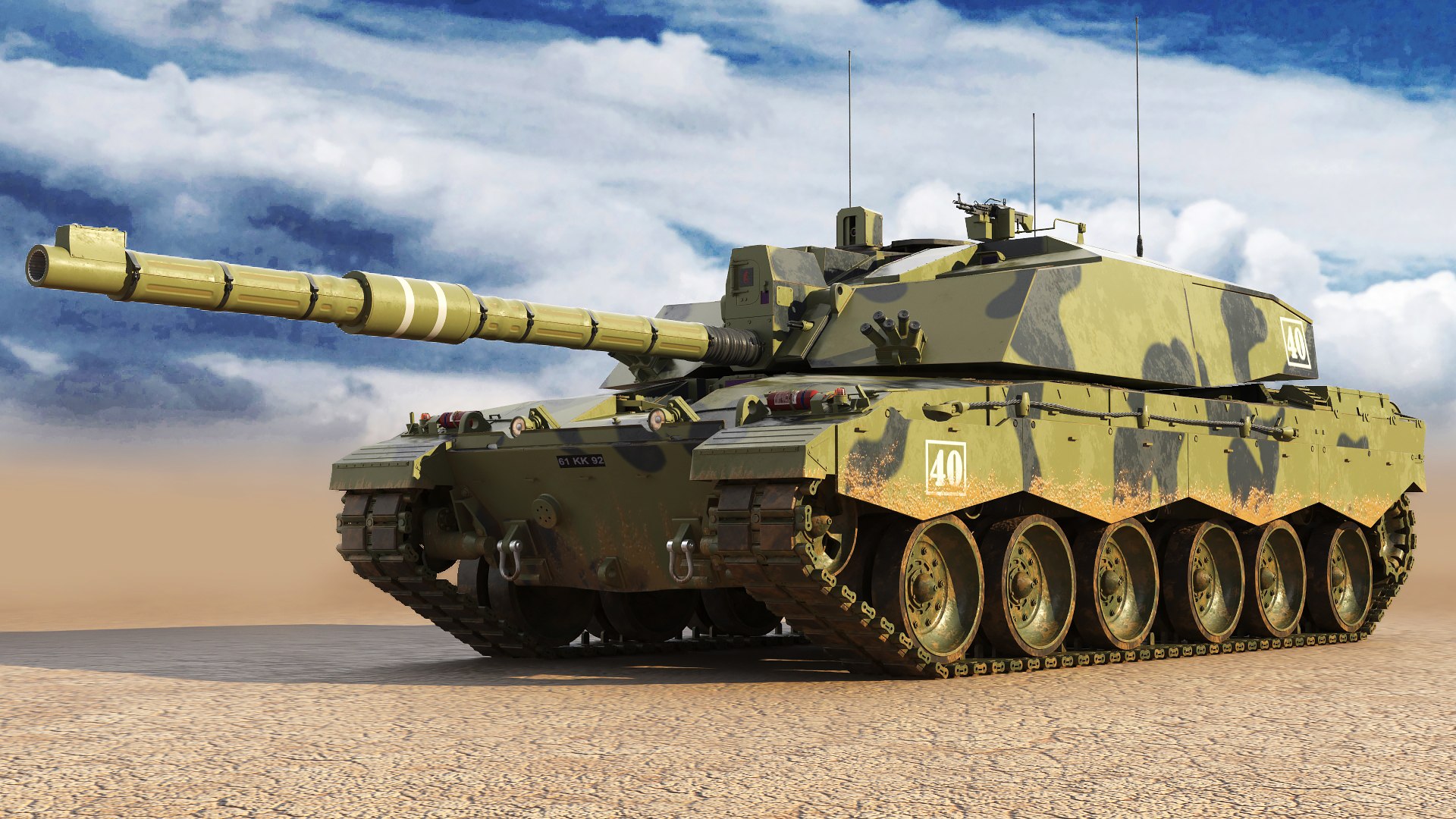 Challenger 2 united kingdom model - TurboSquid 1446642