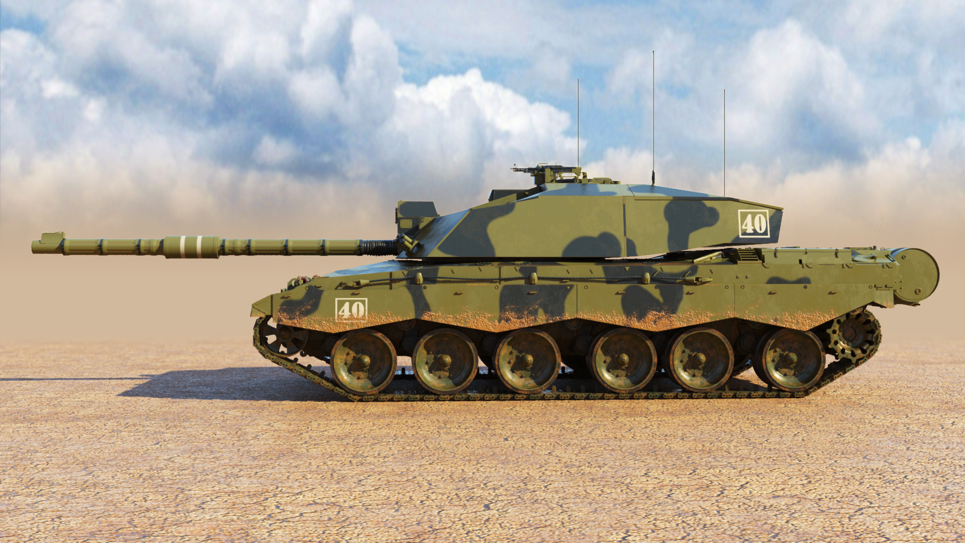 Challenger 2 United Kingdom Model - TurboSquid 1446642