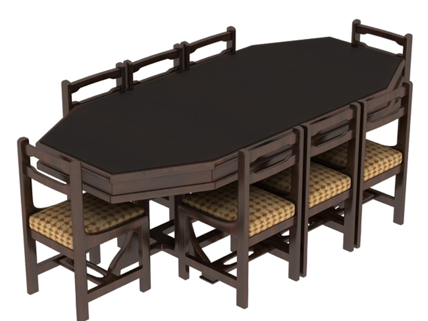 3D модель Обеденный стол v1 - TurboSquid 785102