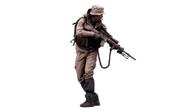 3D 3D Body Scan - Army Seal Team model - TurboSquid 1791053