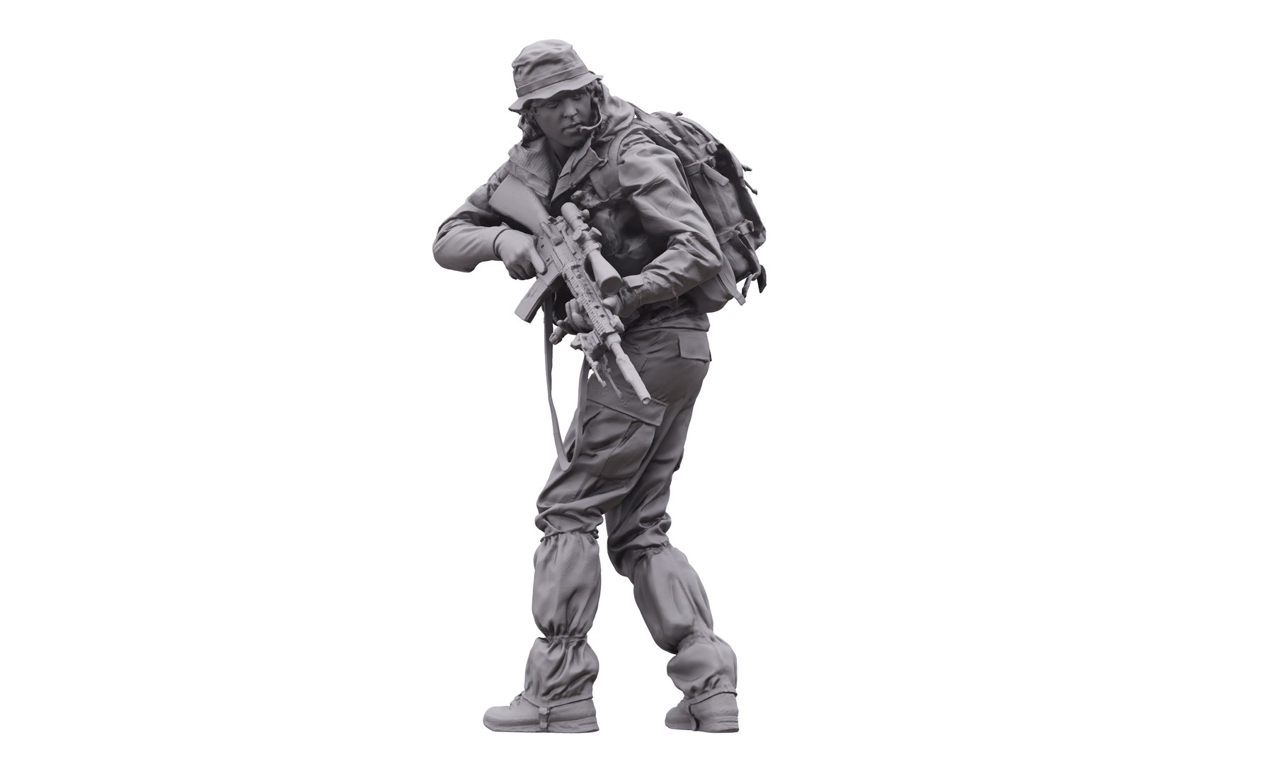 3D 3D Body Scan - Army Seal Team Model - TurboSquid 1791053