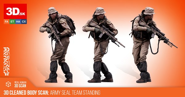 3D 3D Body Scan - Army Seal Team model - TurboSquid 1791053