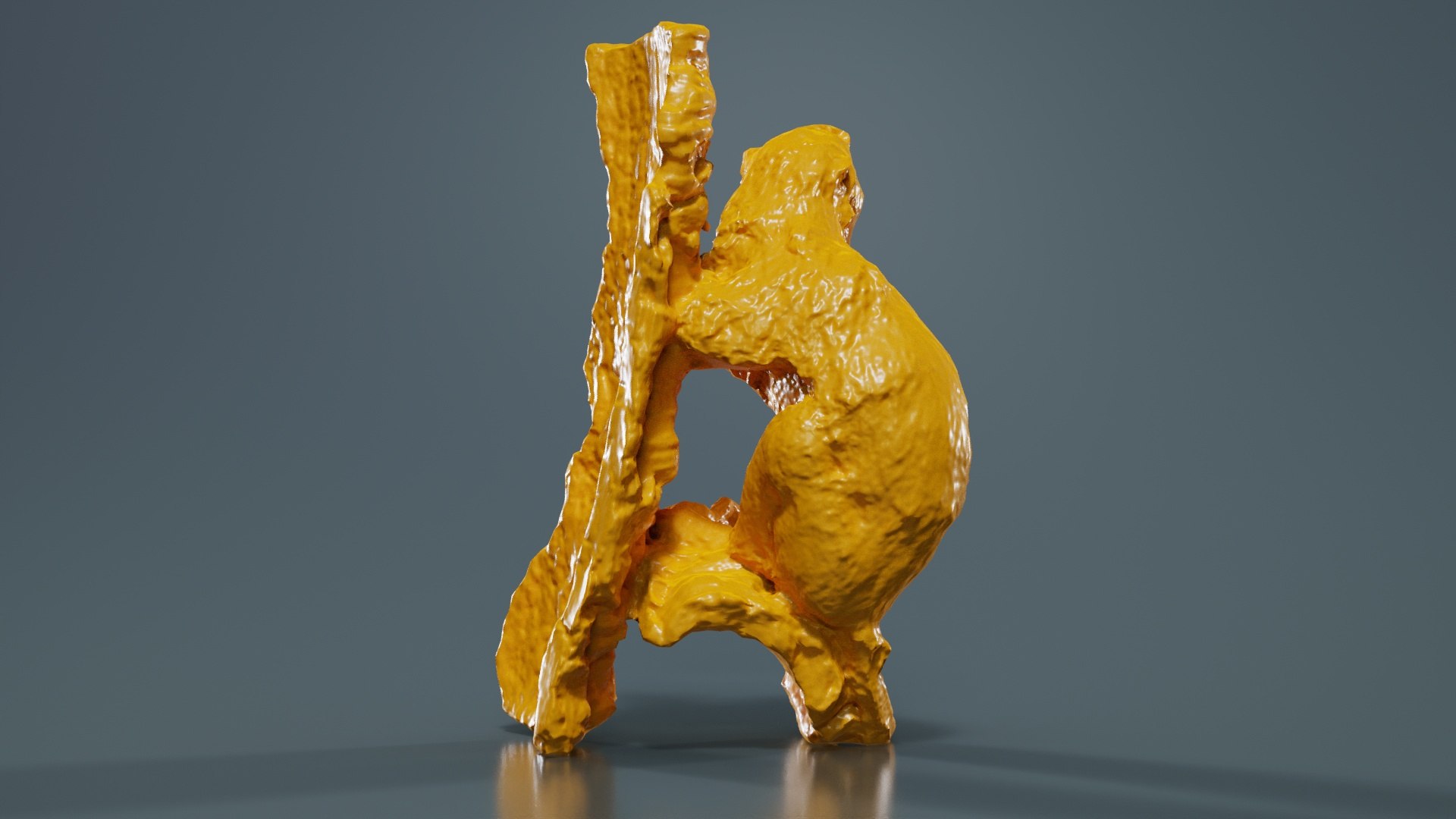 3D Babboon Papio Remastered - TurboSquid 2359793