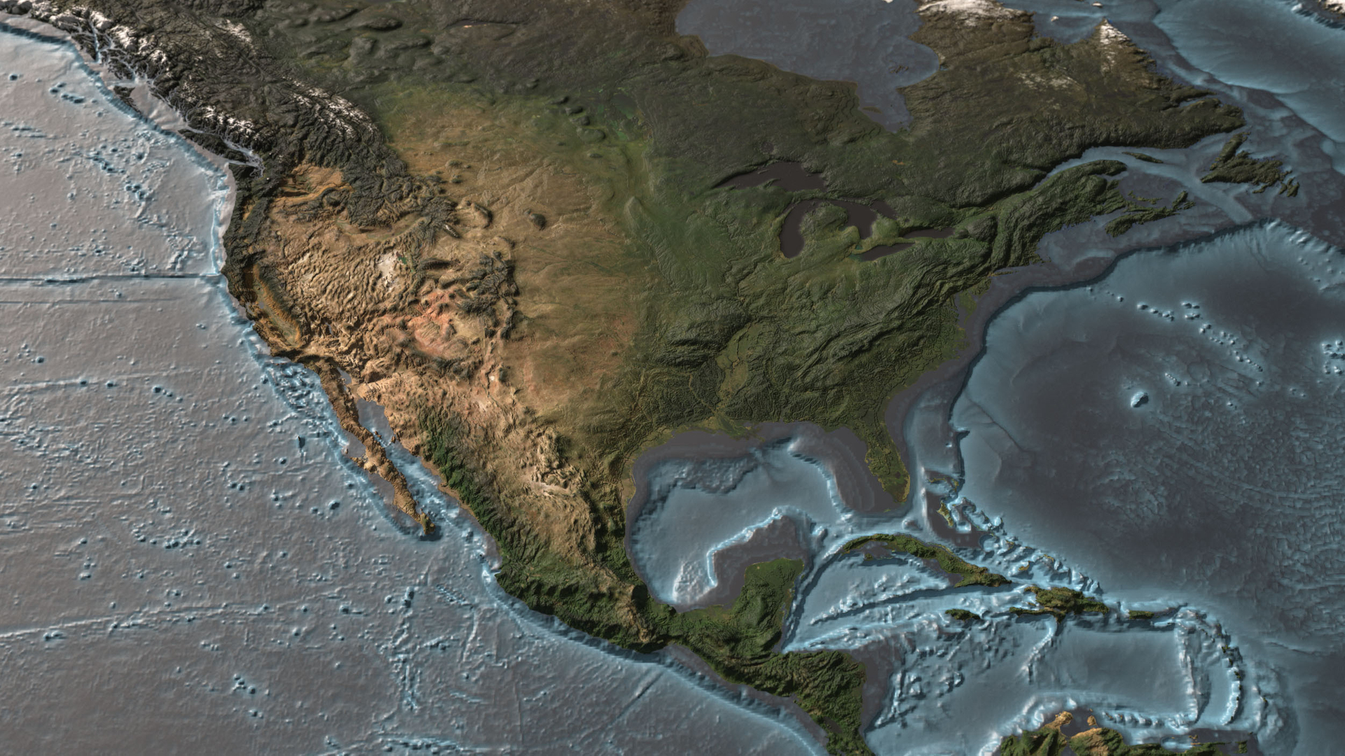 modelo 3d Mapa mundial realista - TurboSquid 2078843