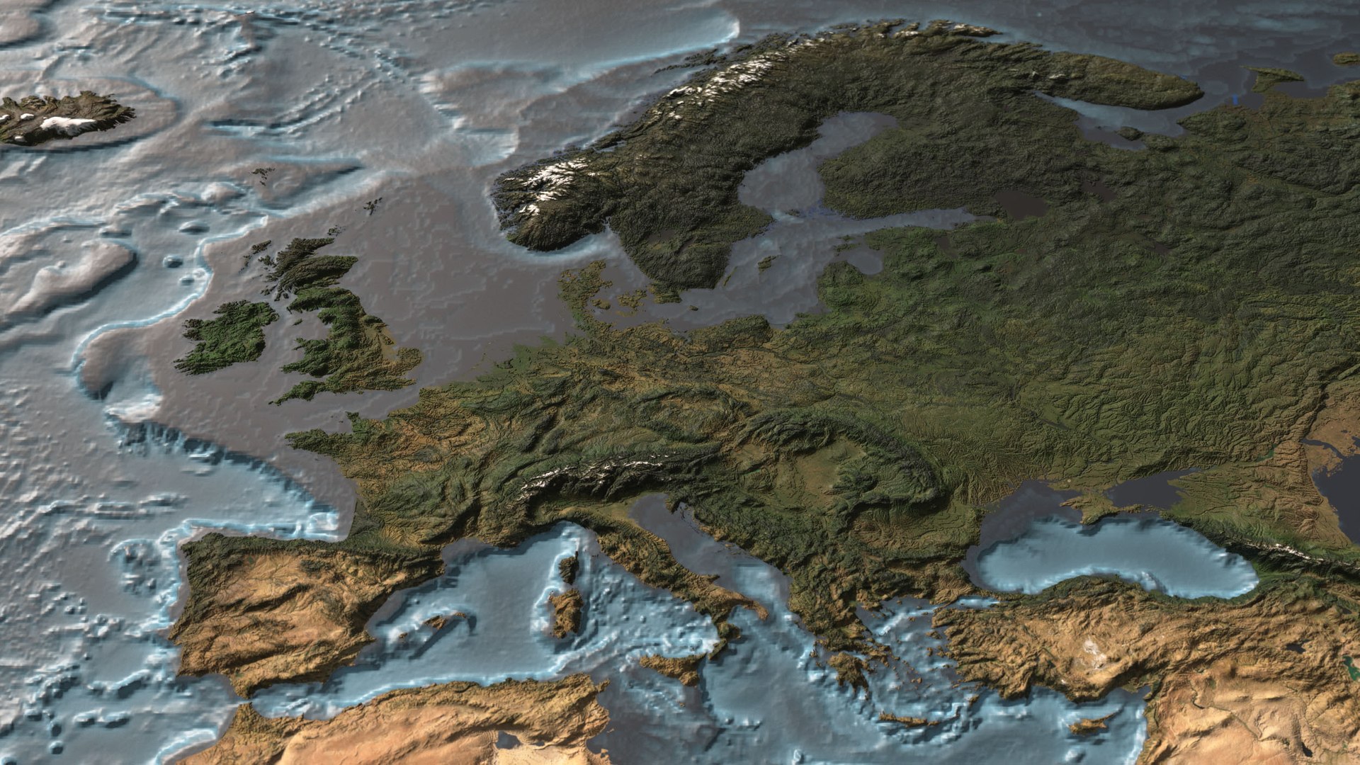 3D Realistic World Map Model - TurboSquid 2078843