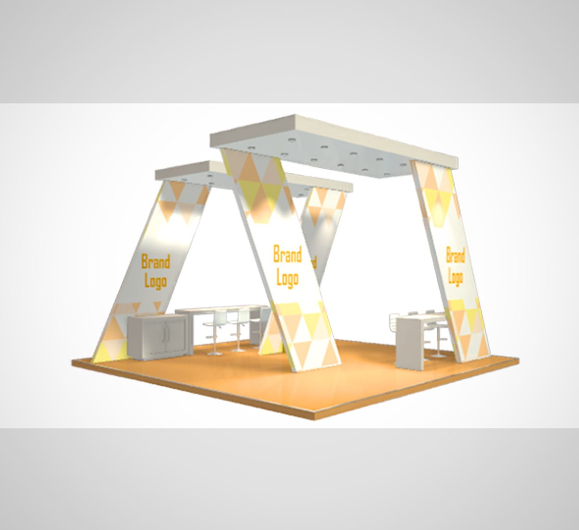 3D Stand Design 002 Model - TurboSquid 1269880