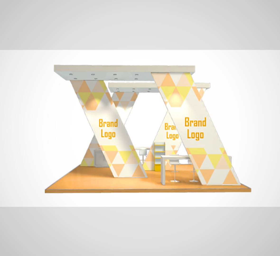 3D stand design 002 model - TurboSquid 1269880