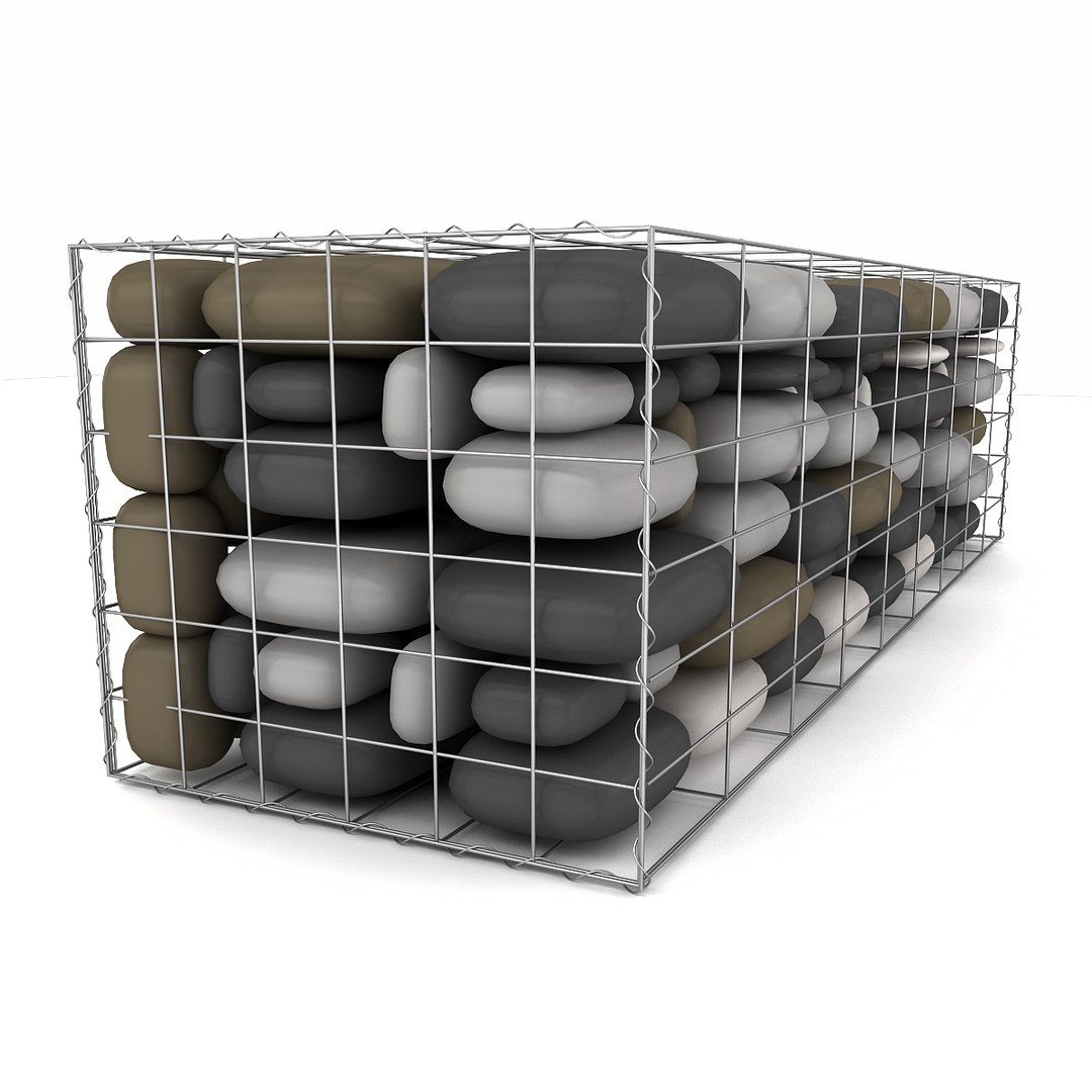 Gabion Exterior 3D Model - TurboSquid 1406669
