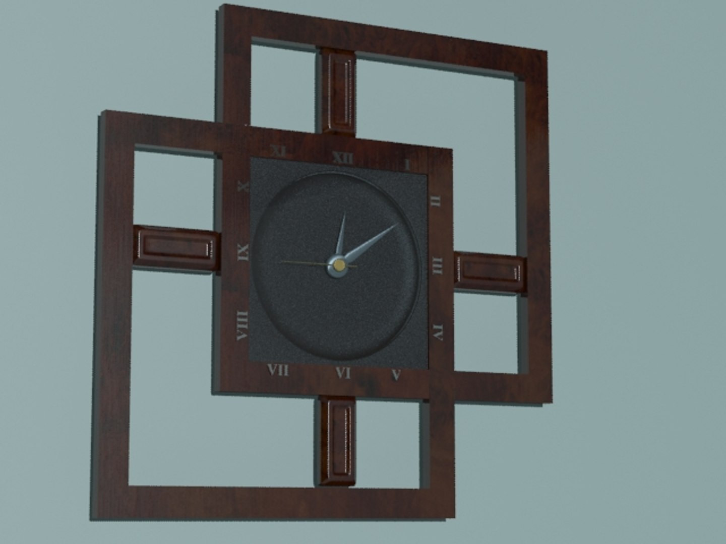 3d Analog Wall Clock Model