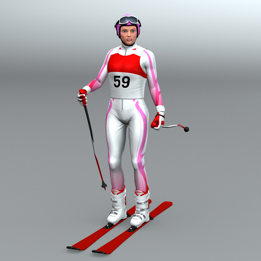 Ski 3D Model - TurboSquid 1328068