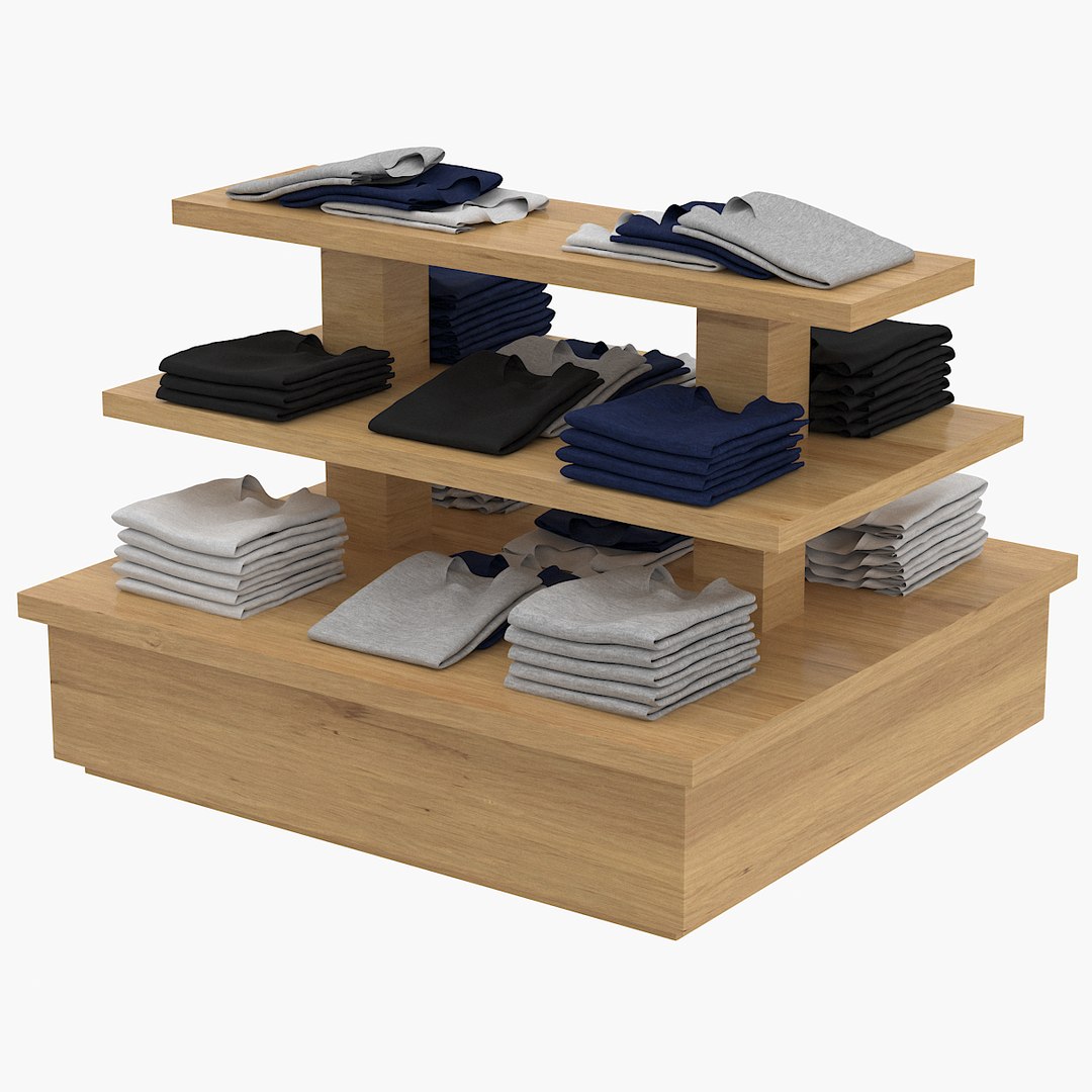 3D Model Clothing Retail Display Bundle Collection 2 - TurboSquid 2384850