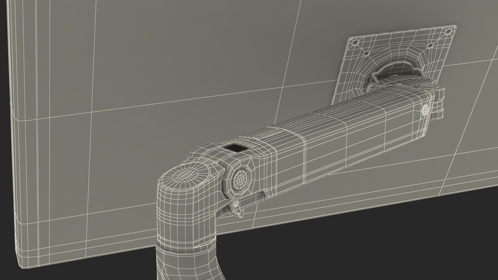 3D Model Ergotron Lx Wall Mount - TurboSquid 1539544