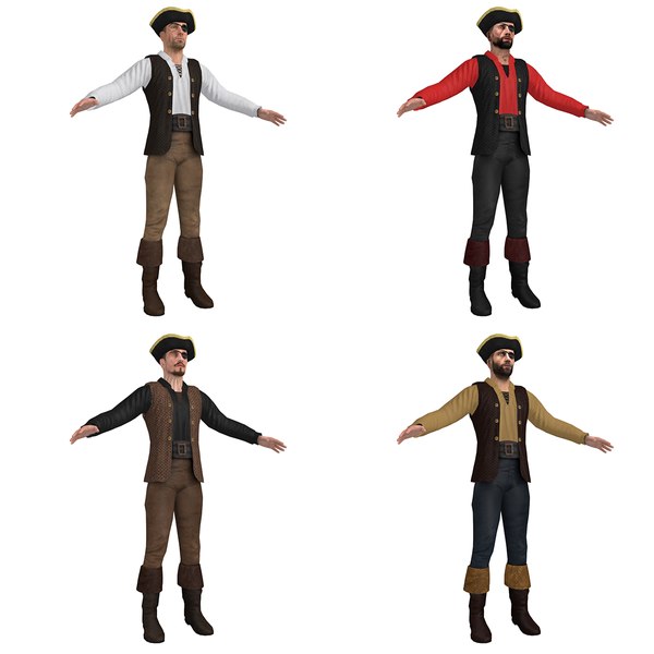 Pirate 3D Models for Download | TurboSquid