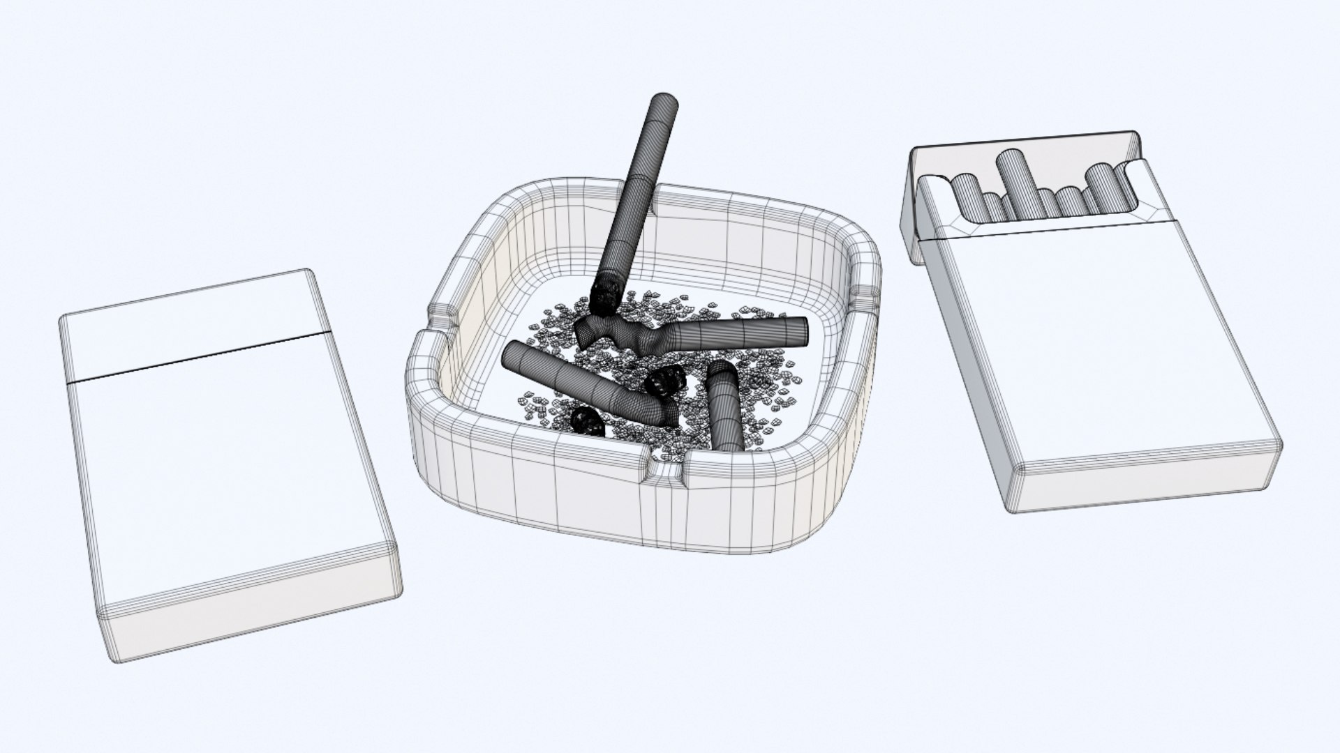 3D Cigarettes 001 - TurboSquid 2287417