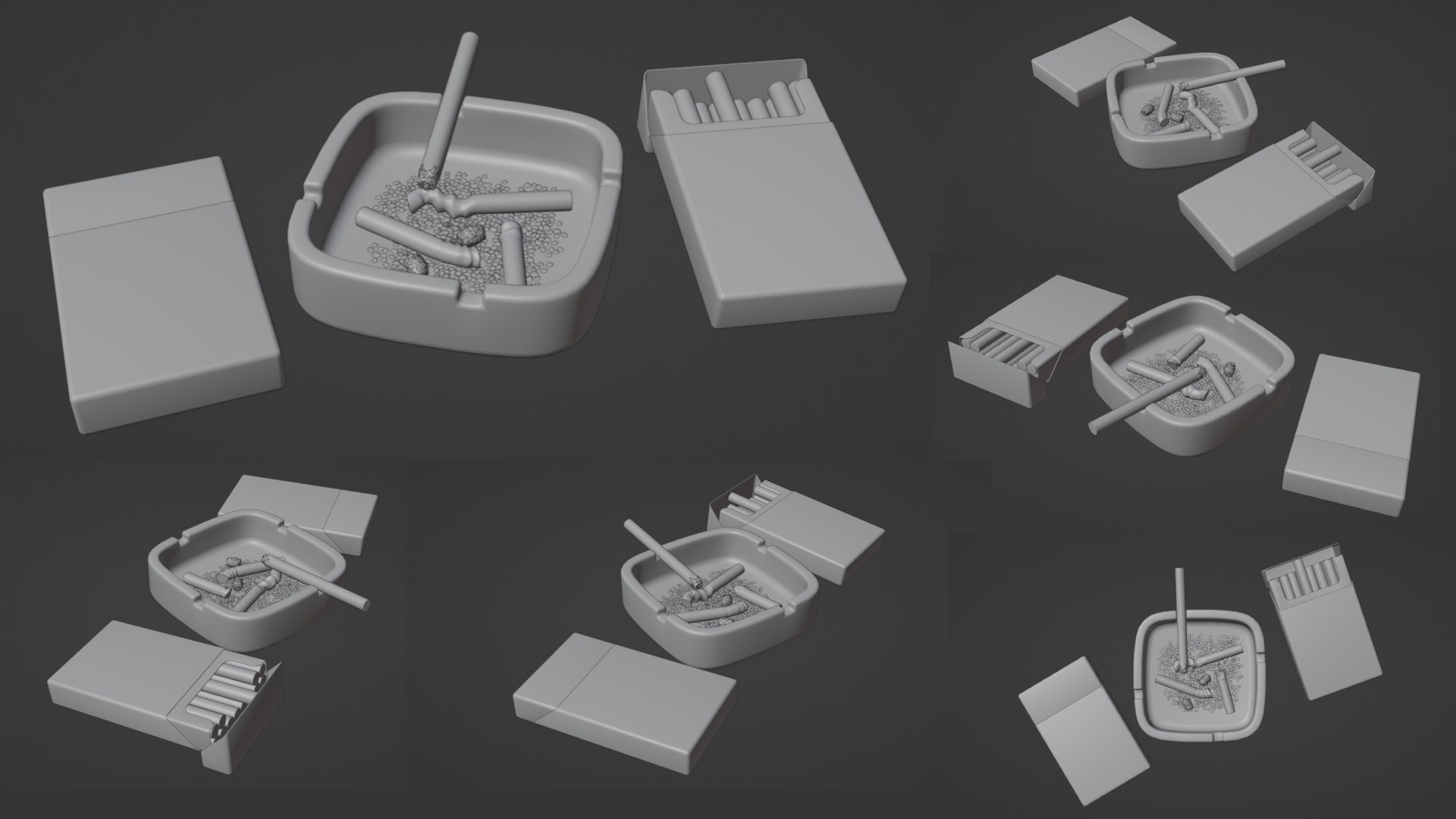3D Cigarettes 001 - TurboSquid 2287417