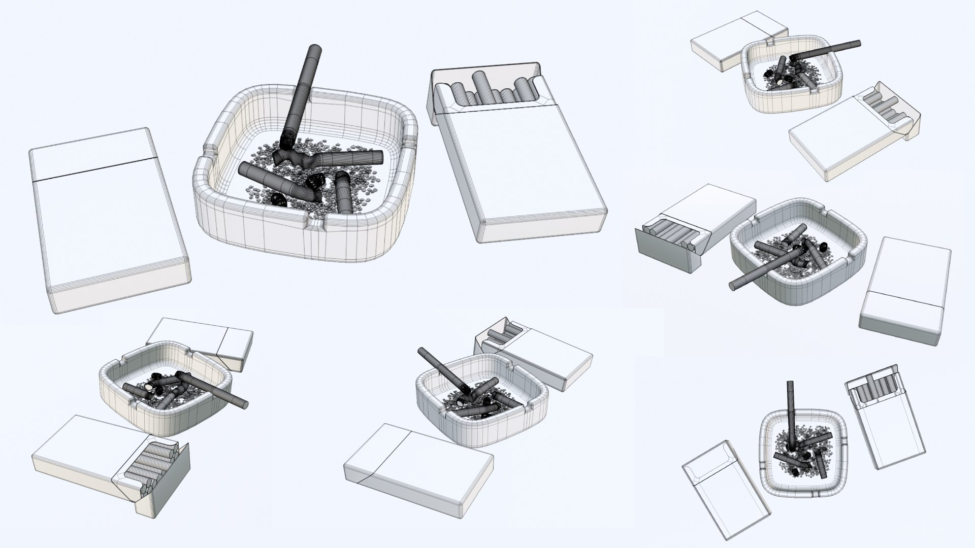 3D Cigarettes 001 - TurboSquid 2287417