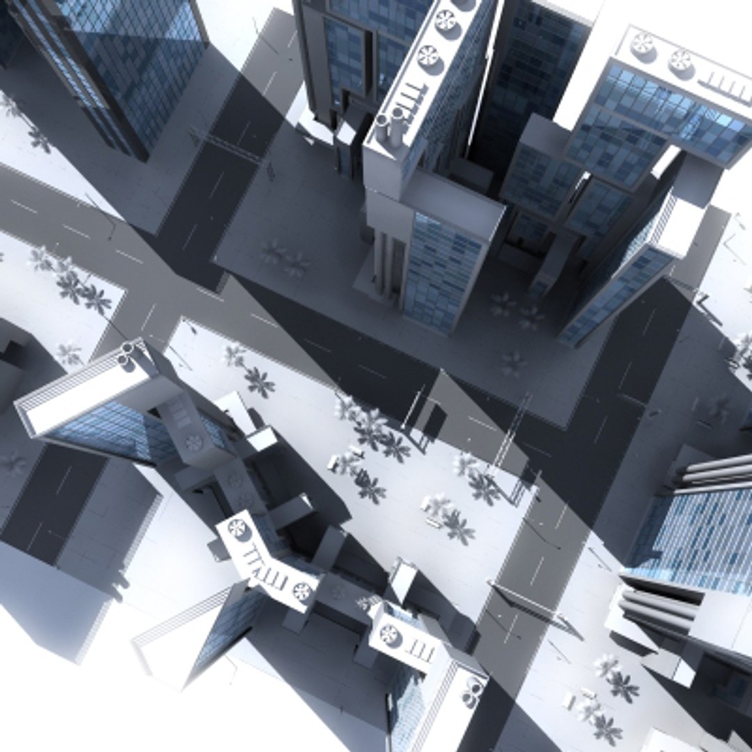Buildings 3d Model