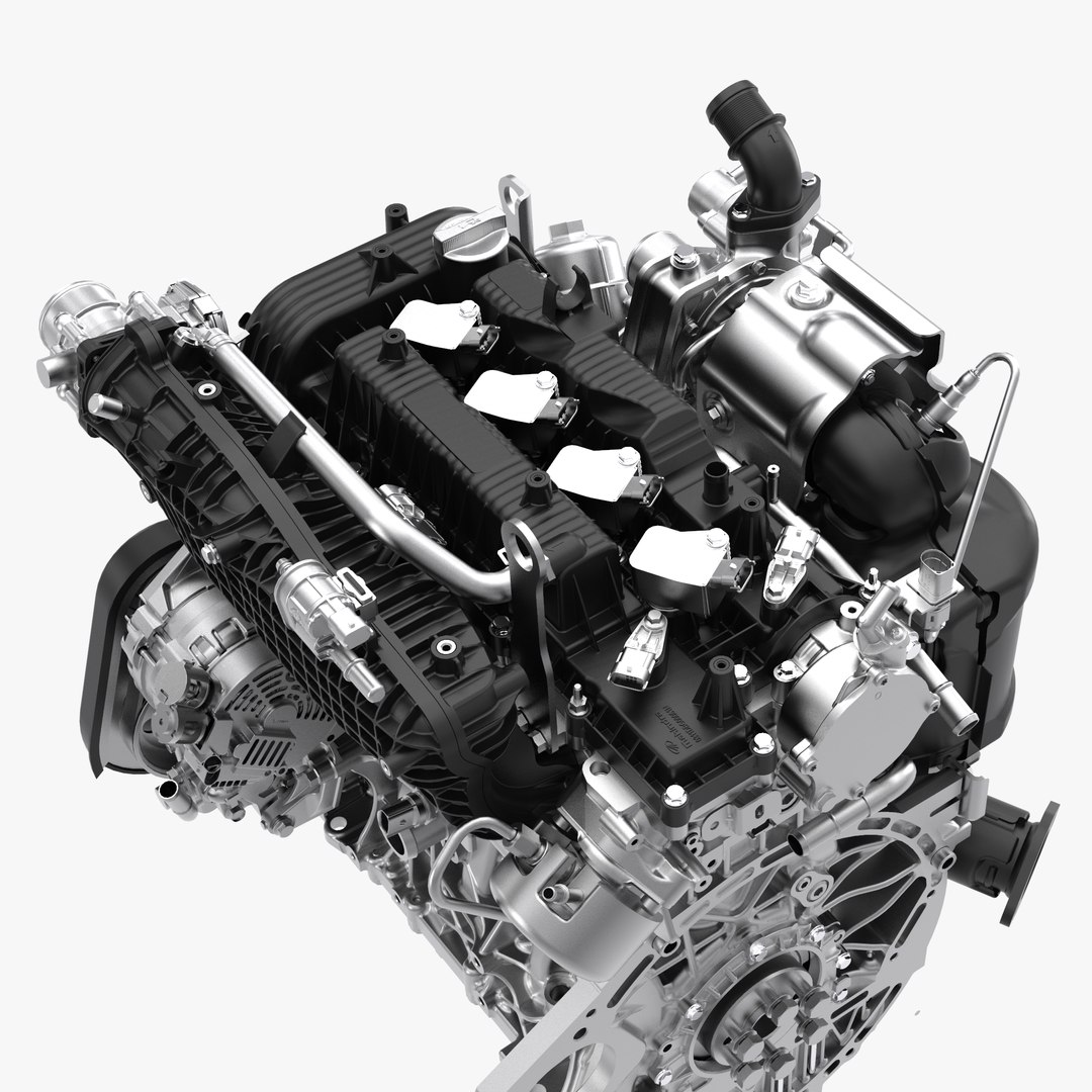 3D Gasoline Engine Model - TurboSquid 2048084