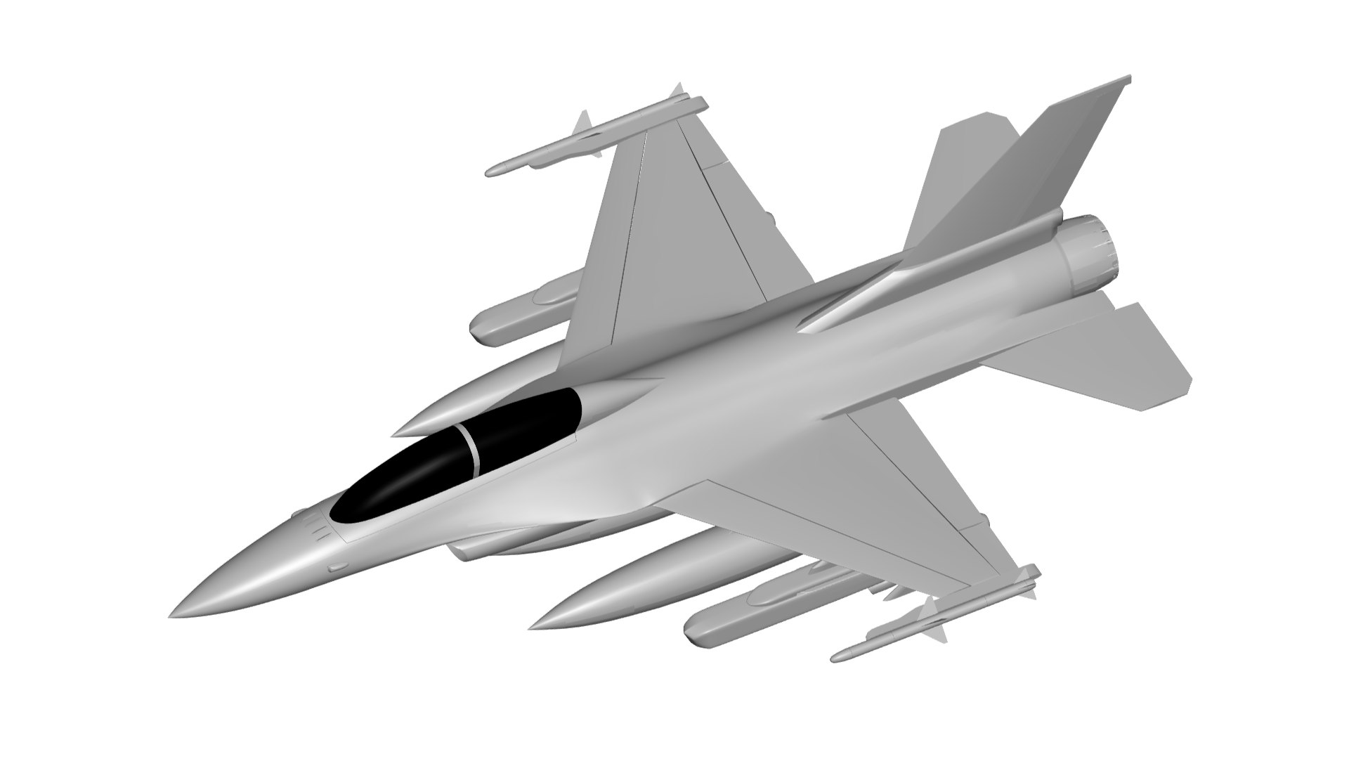 F-16 Fighting Falcon 3D model - TurboSquid 1985385