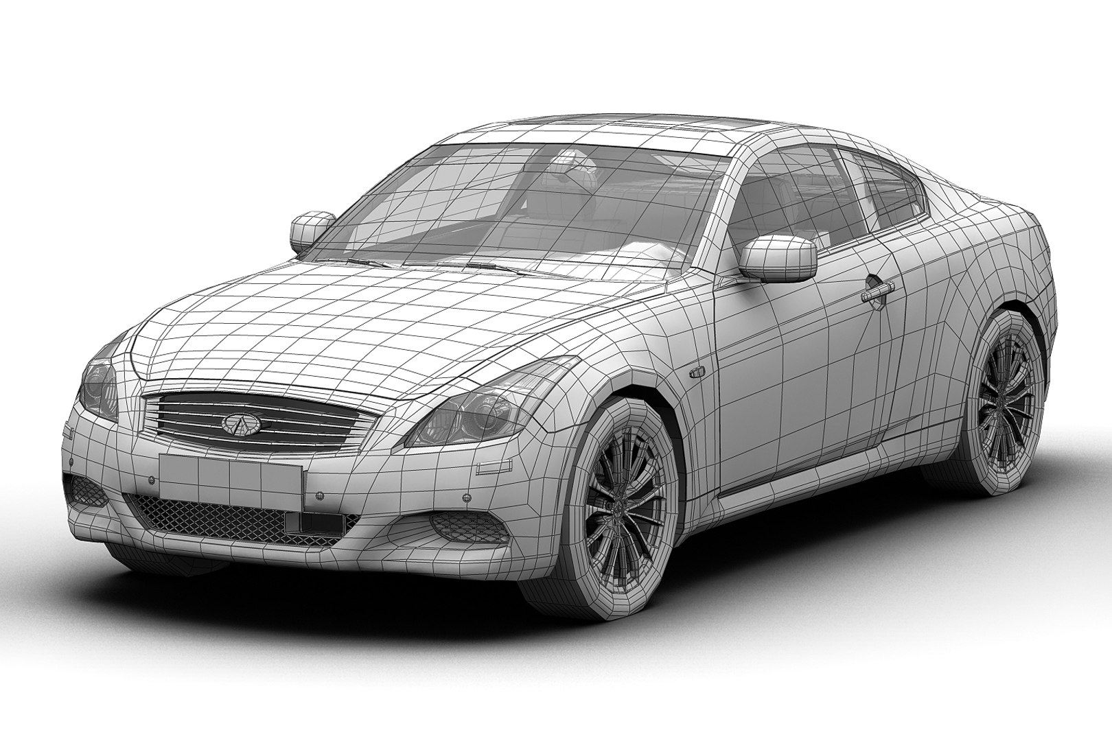 3d Model Infiniti G37 Coupe