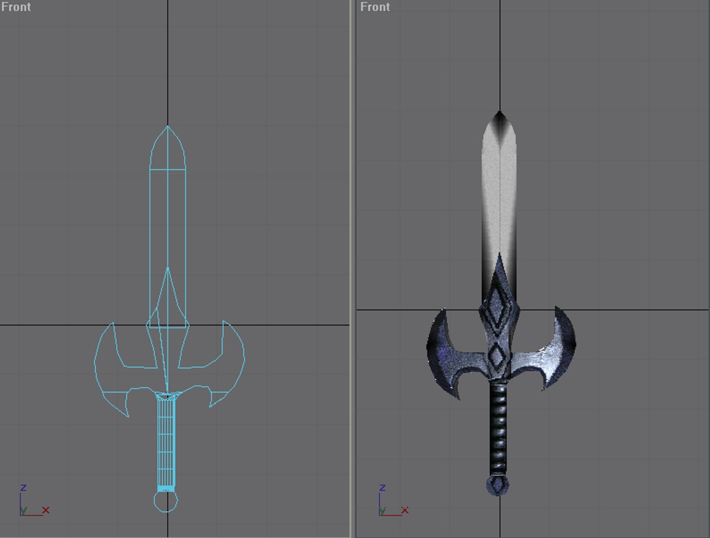 free sword 3d model