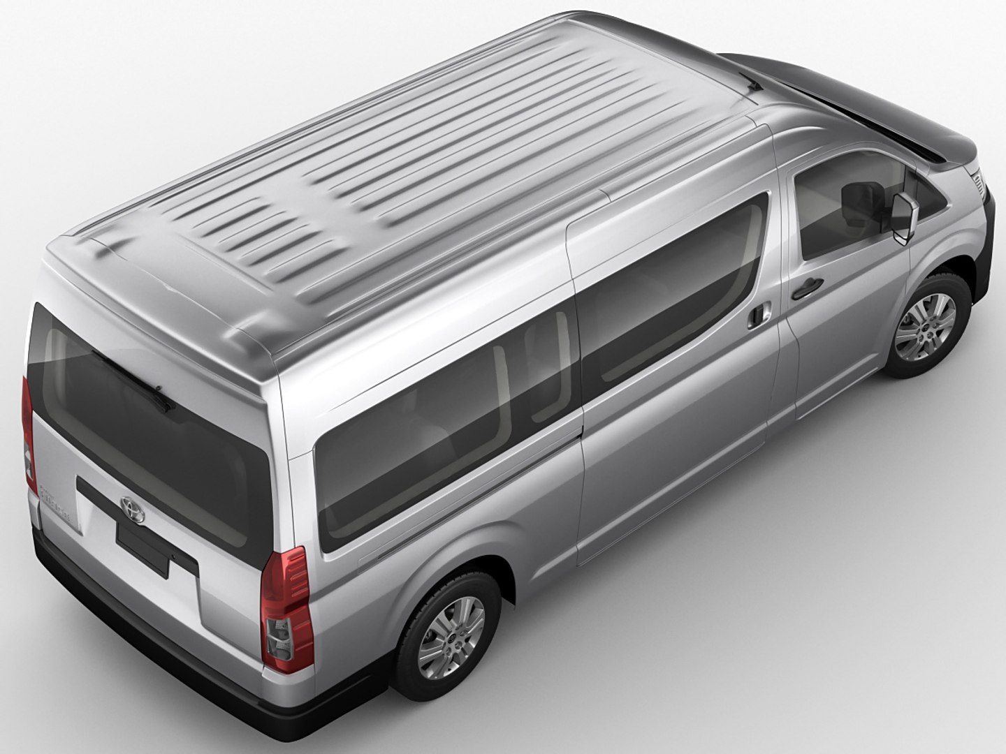 3D Toyota Hiace Commuter Model - TurboSquid 1427248