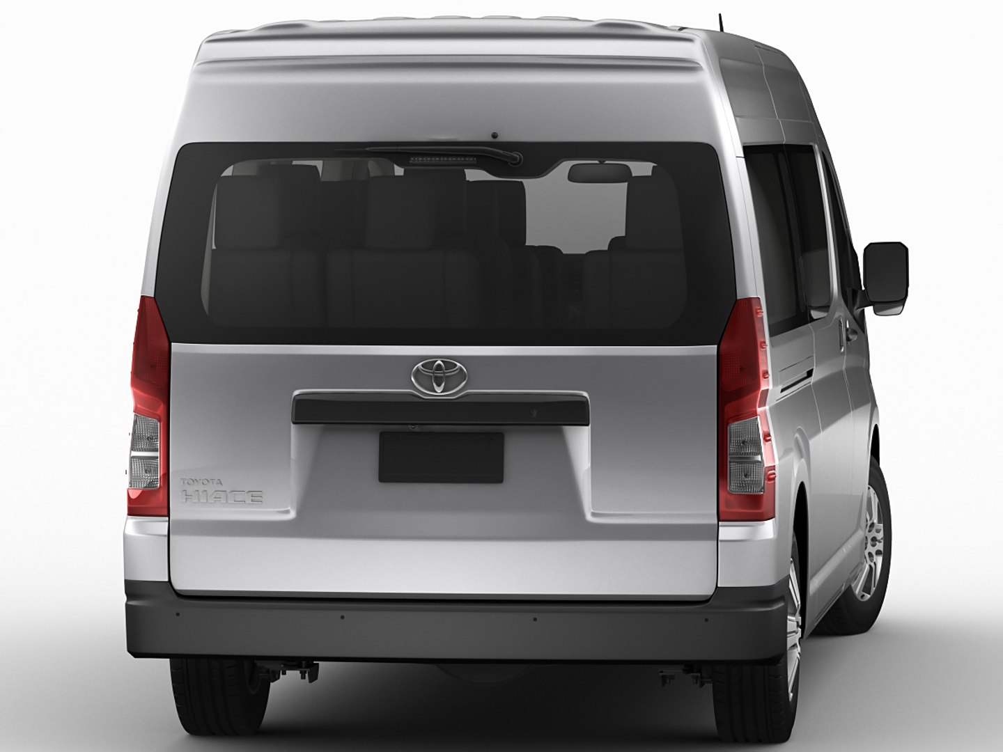 3D Toyota Hiace Commuter Model - TurboSquid 1427248