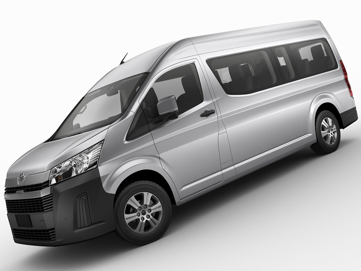 3D Toyota Hiace Commuter Model - TurboSquid 1427248