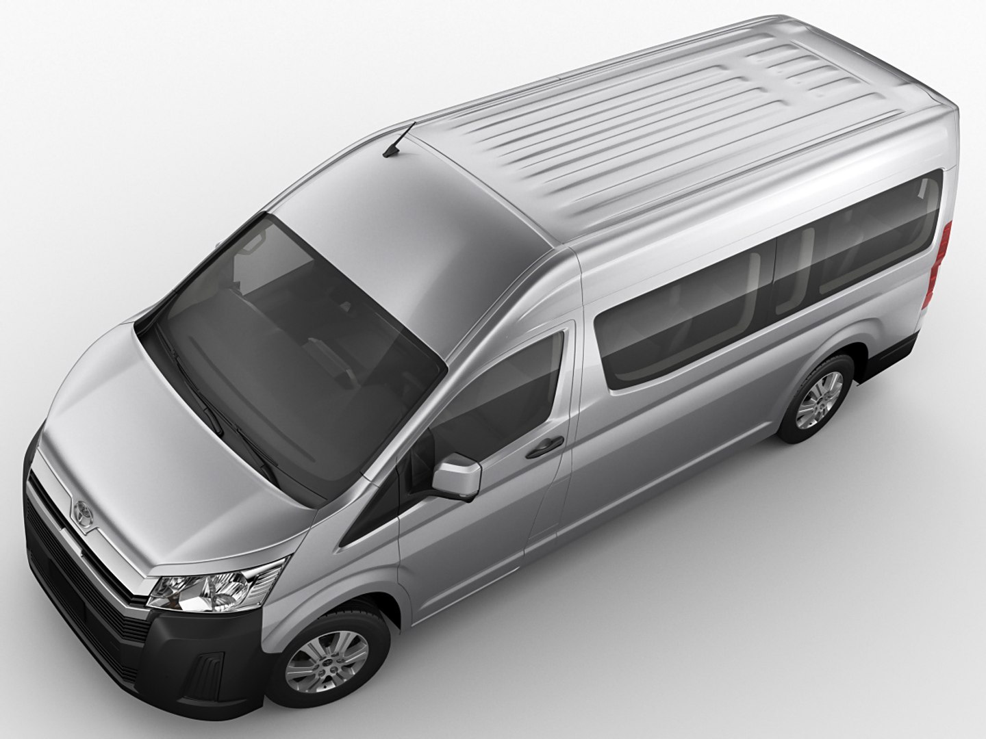3D Toyota Hiace Commuter Model - TurboSquid 1427248