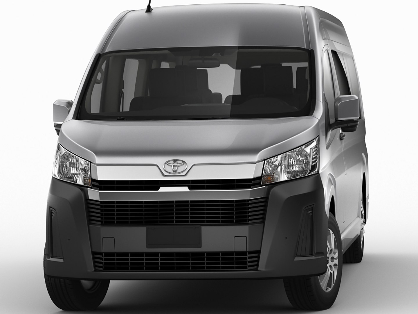 3D Toyota Hiace Commuter Model - TurboSquid 1427248