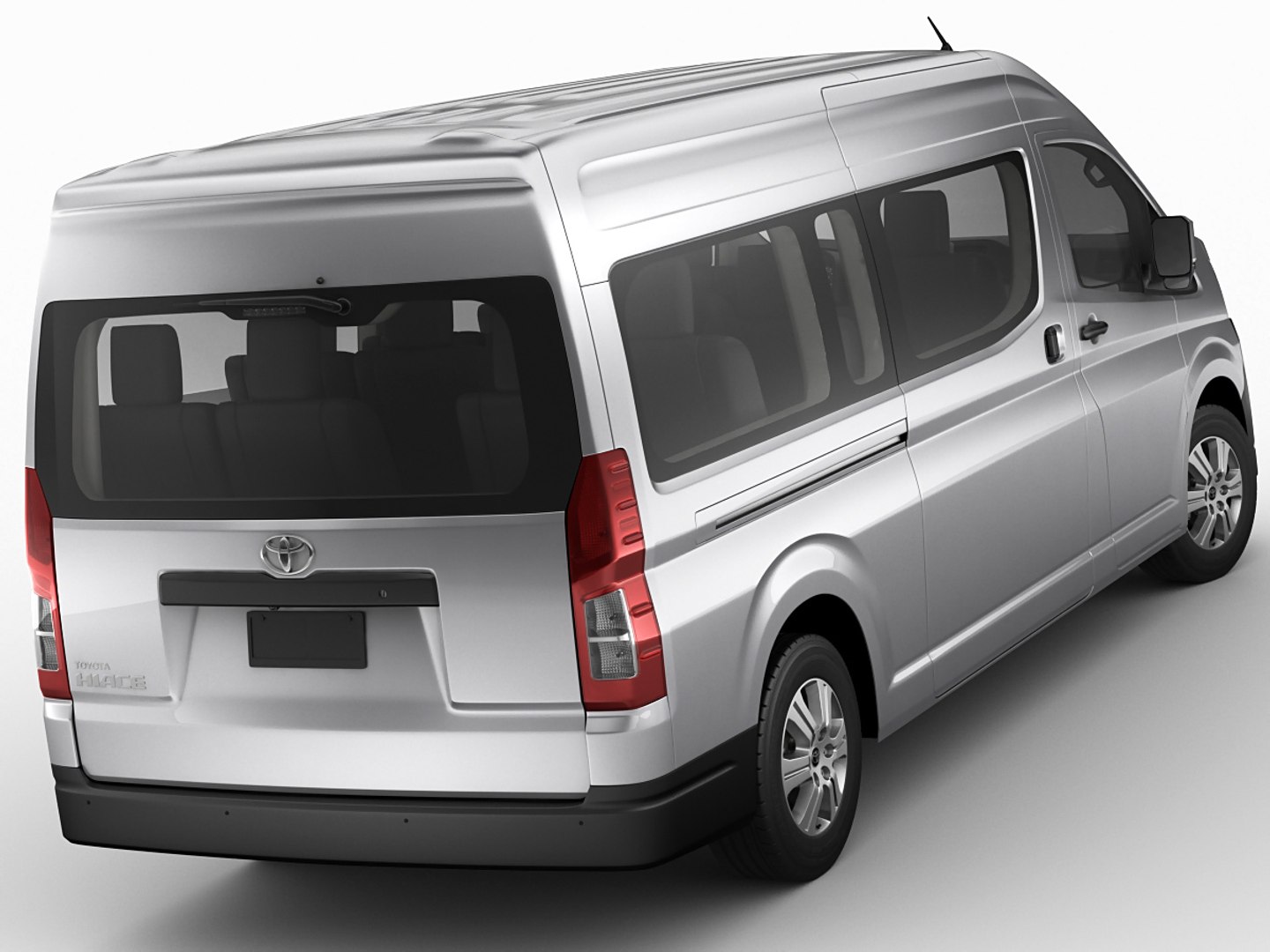 3D Toyota Hiace Commuter Model - TurboSquid 1427248