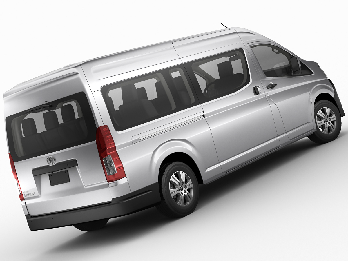 modelo 3d Toyota Hiace Commuter Bus SLWB 2020 - TurboSquid 1427248