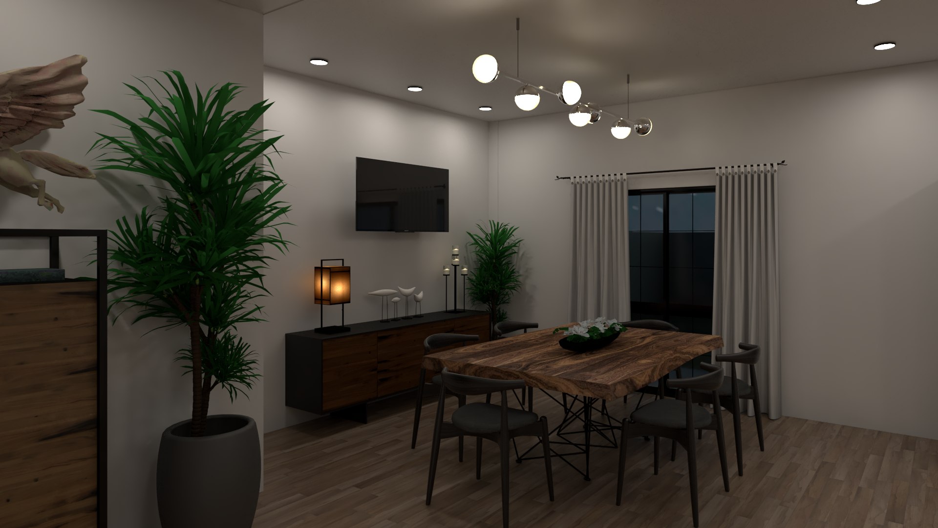 3D Modern House - Sketchup Pro 2021 Vray 5 Model - TurboSquid 1844205