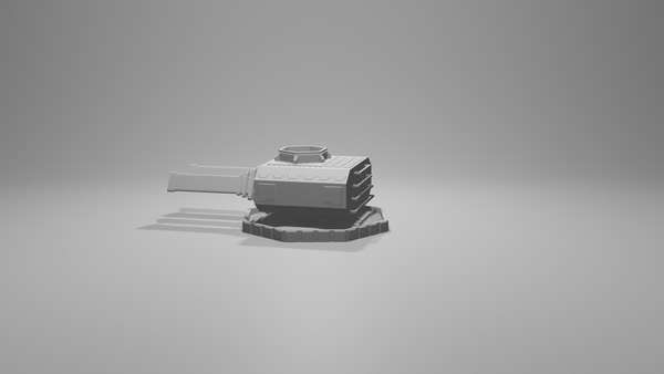 3D model turret - TurboSquid 1686557