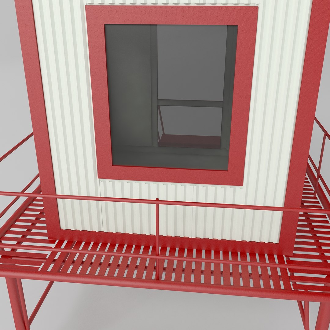 Security Checkpoints 3d Model