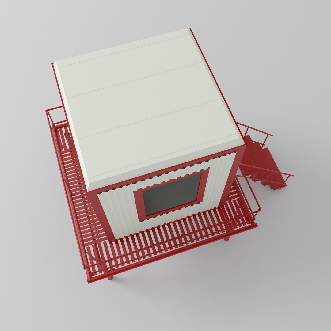 Security Checkpoints 3d Model