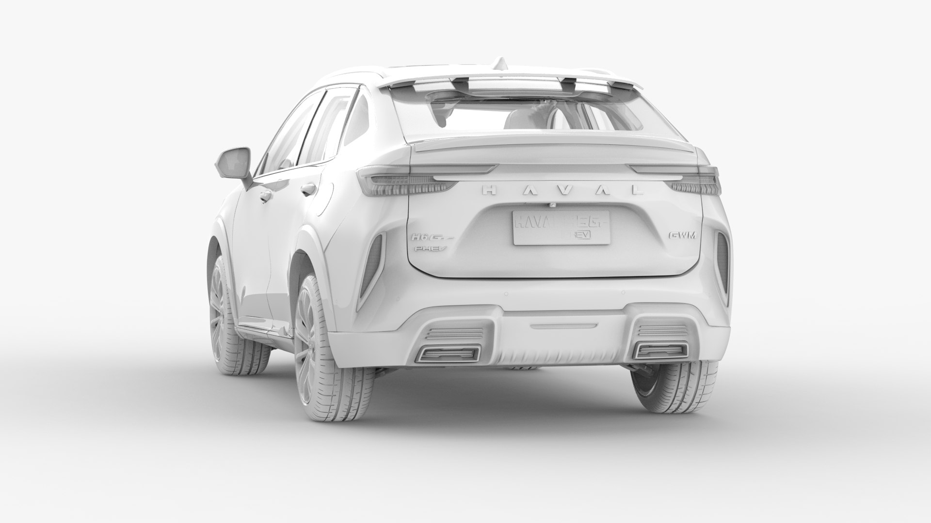 3D GWM HAVAL H6 GT 2023 Model - TurboSquid 2233573
