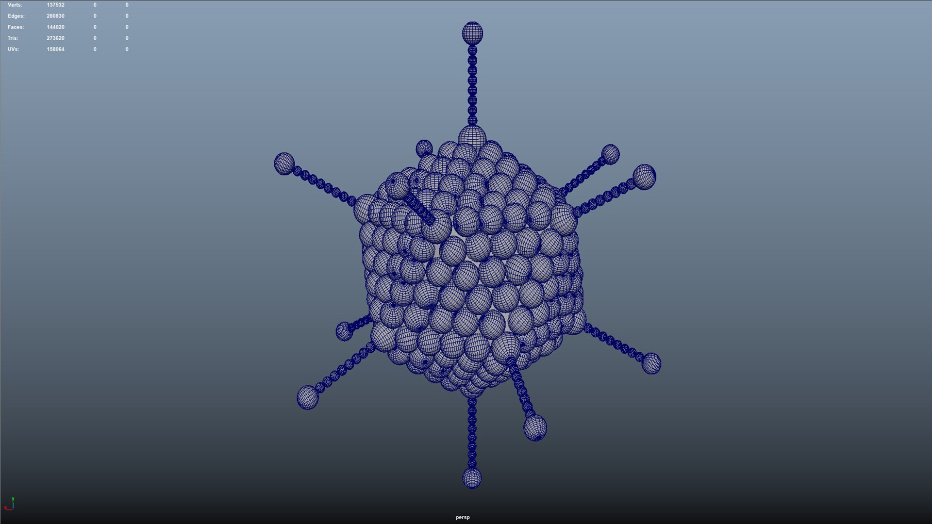 Adenovirus 3D Model - TurboSquid 2199206