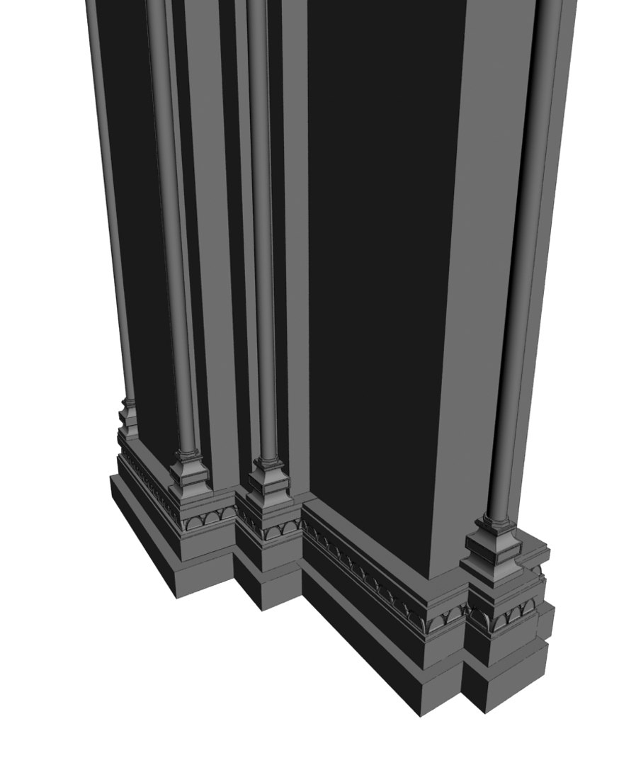 3d Model Indian Arch Interior