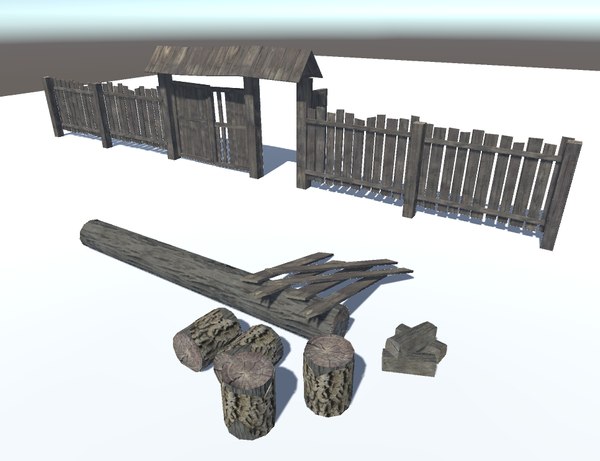 vilage props pack fbx free