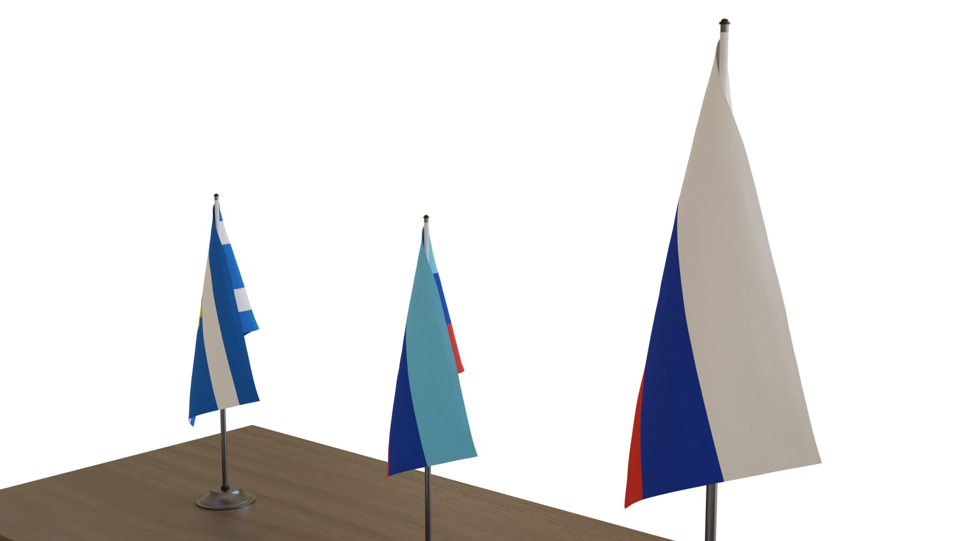 RUSSIA AND OCCUPIED FLAG 3D Model - TurboSquid 1968355