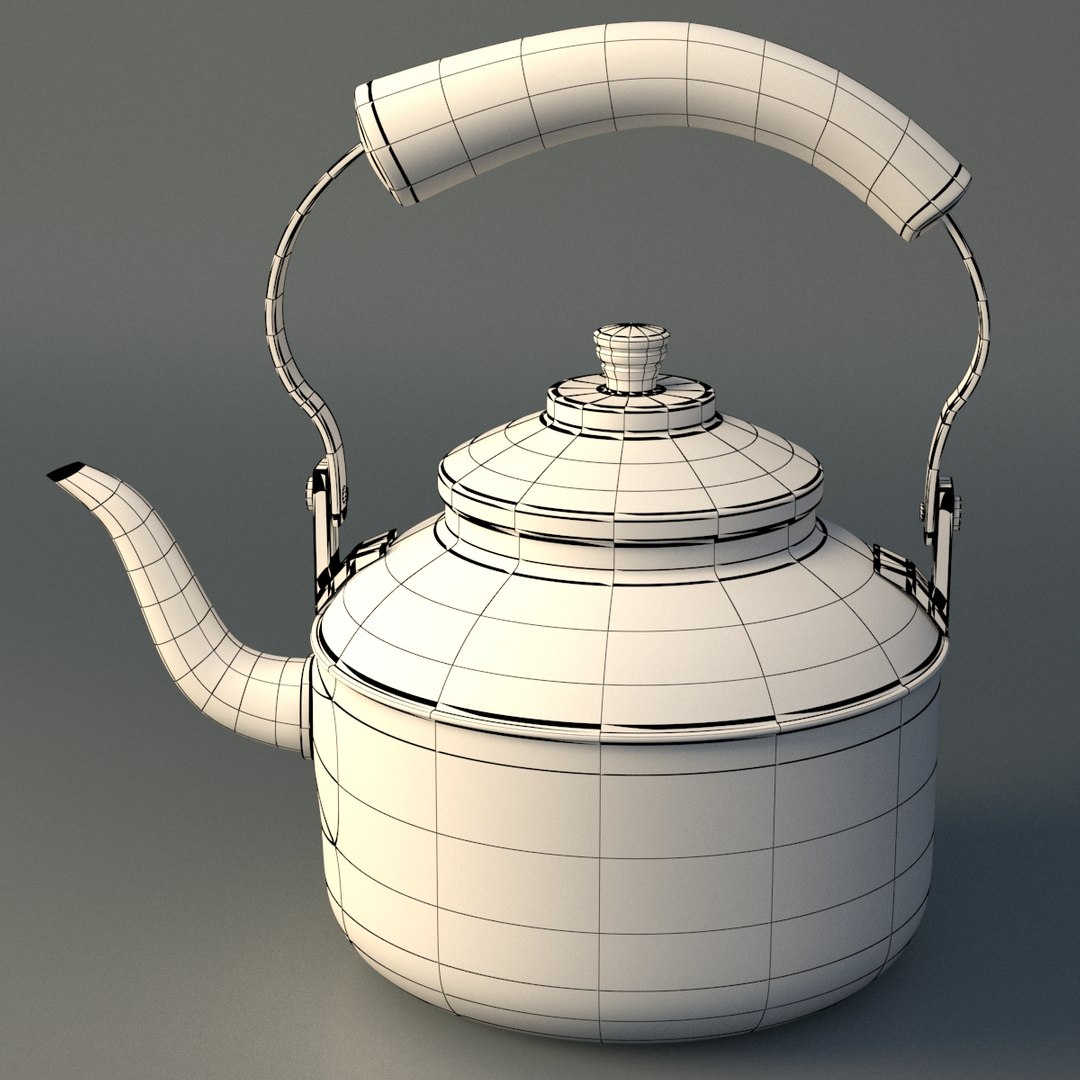 Kettle 3D model - TurboSquid 1441304