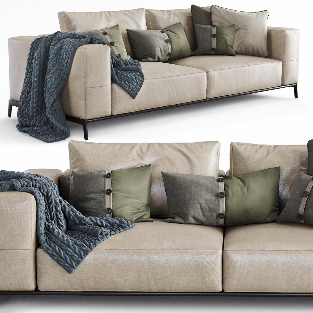 3D Flexform Sofa Ettore - TurboSquid 1568037