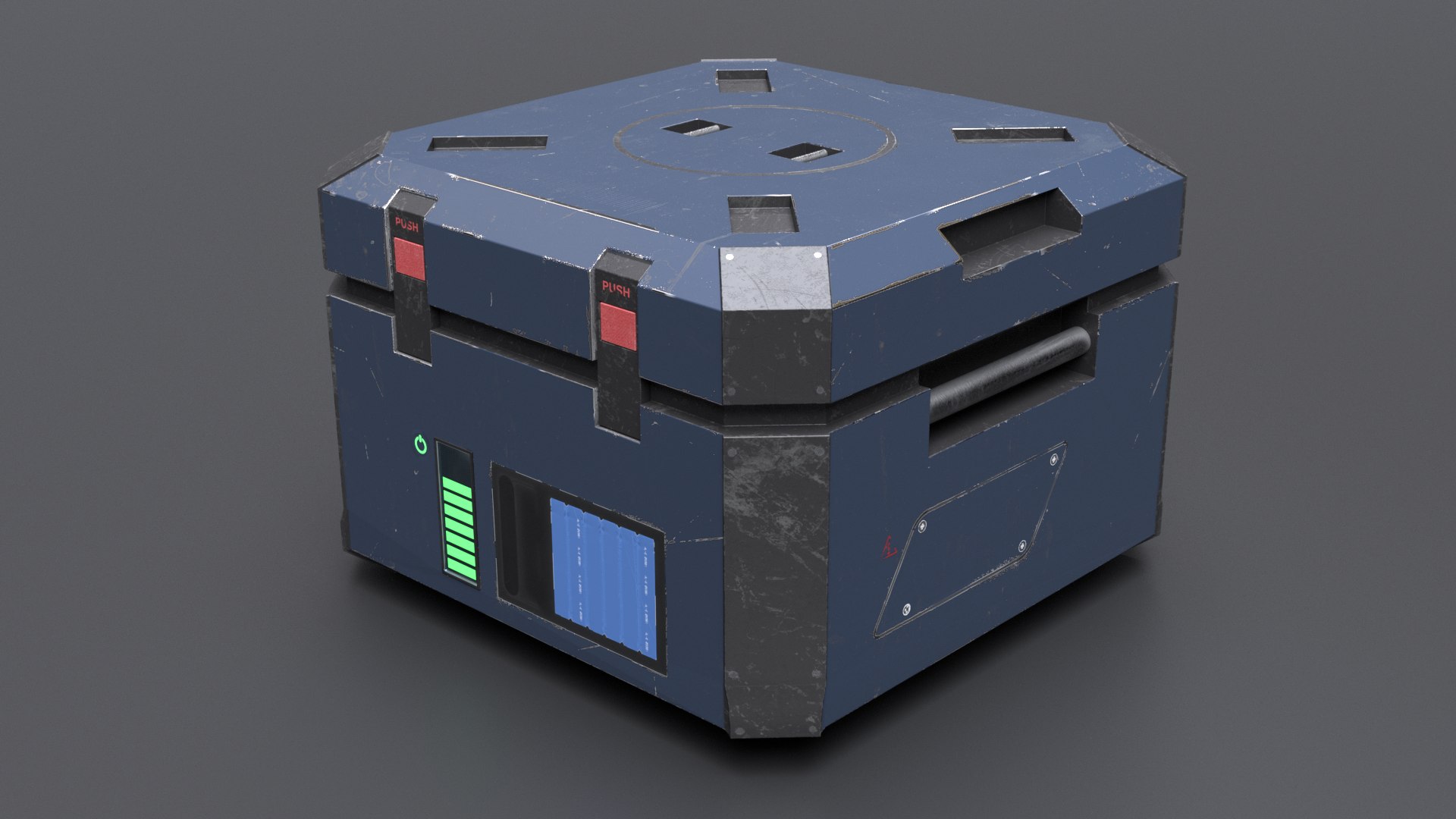 3D Sci-fi Crate Game Ready Model - TurboSquid 2192917