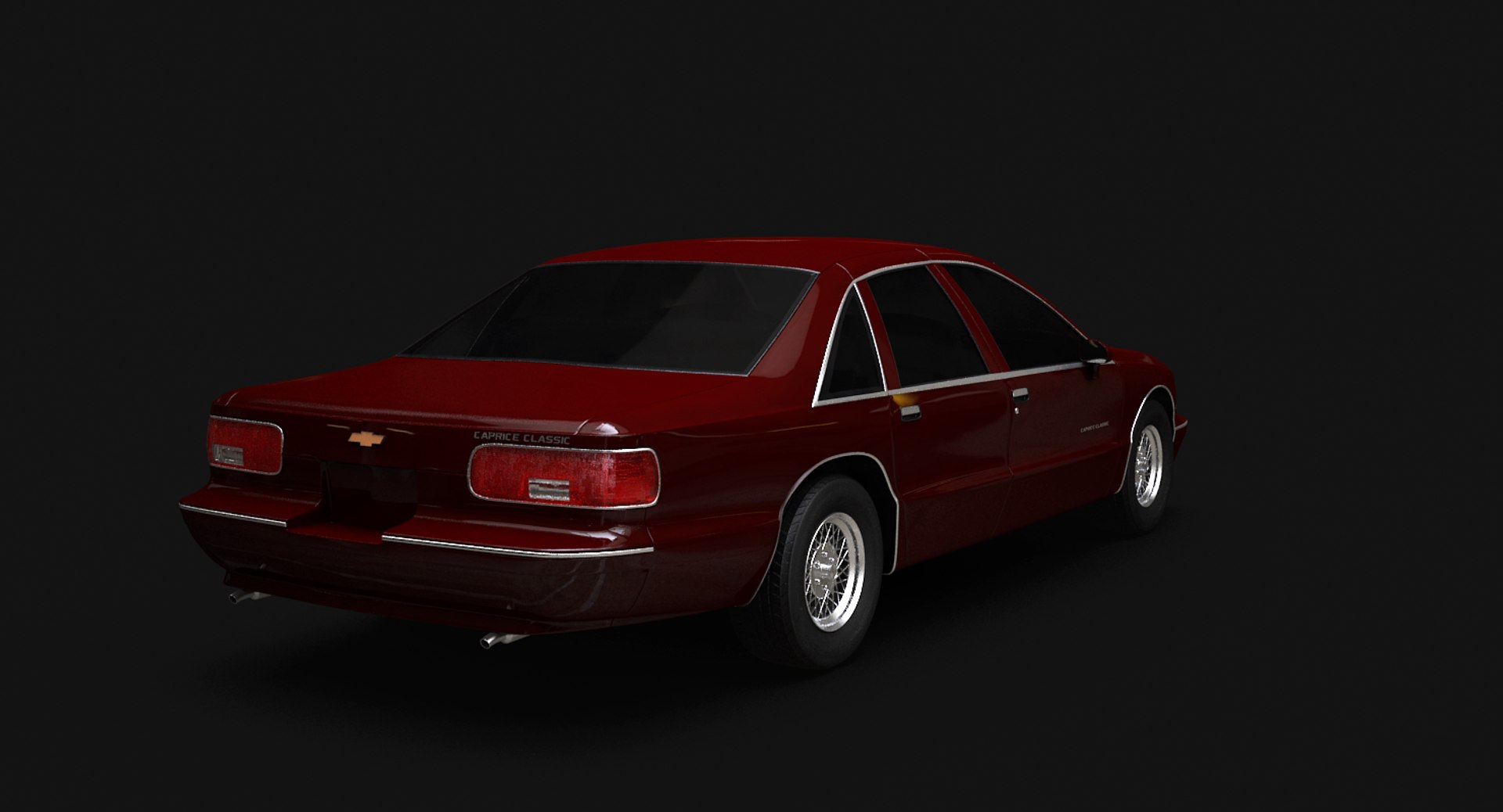 3D Model Chevy Caprice Chevrolet - TurboSquid 1420263