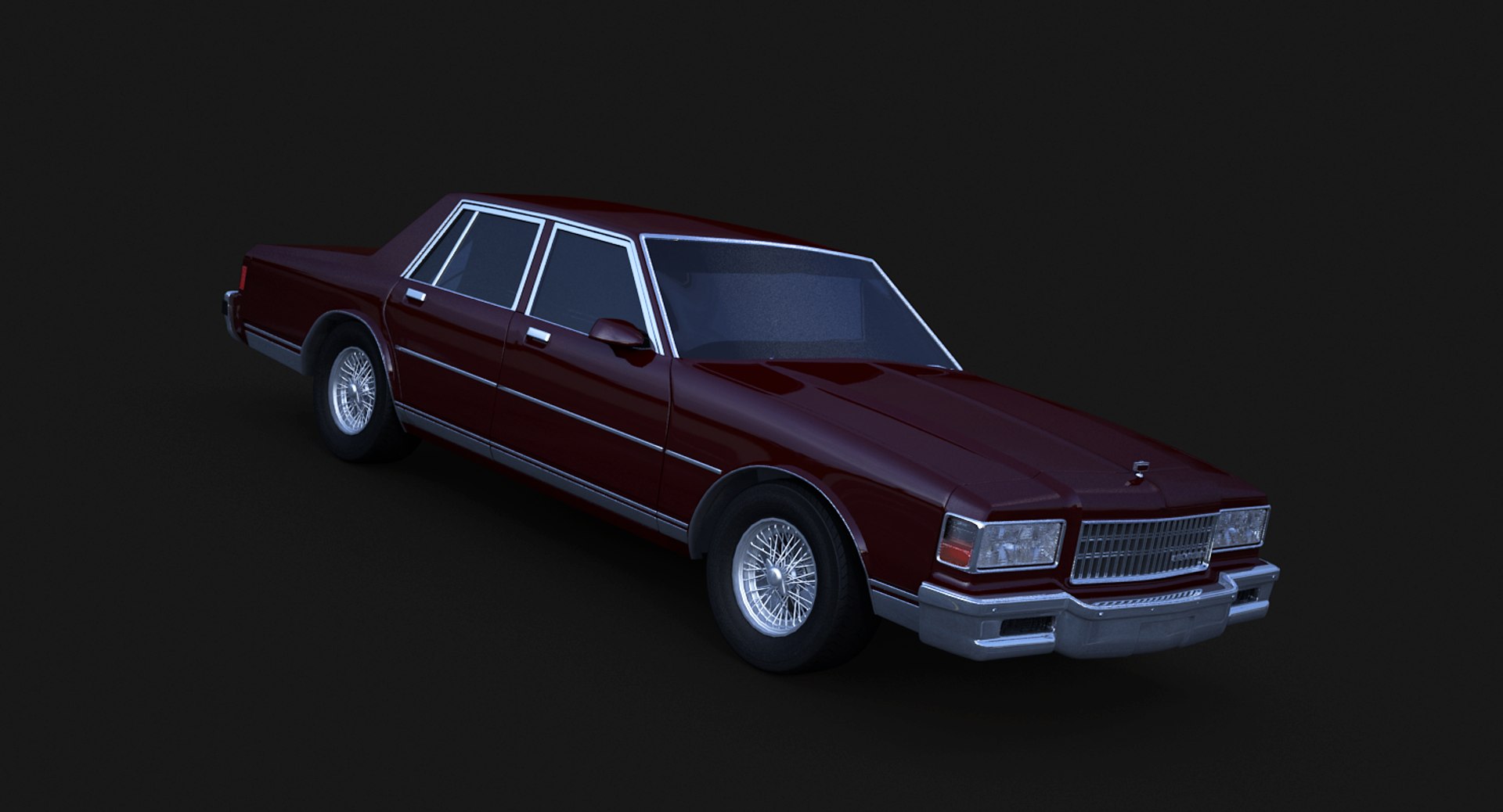 3D Model Chevy Caprice Chevrolet - TurboSquid 1420263
